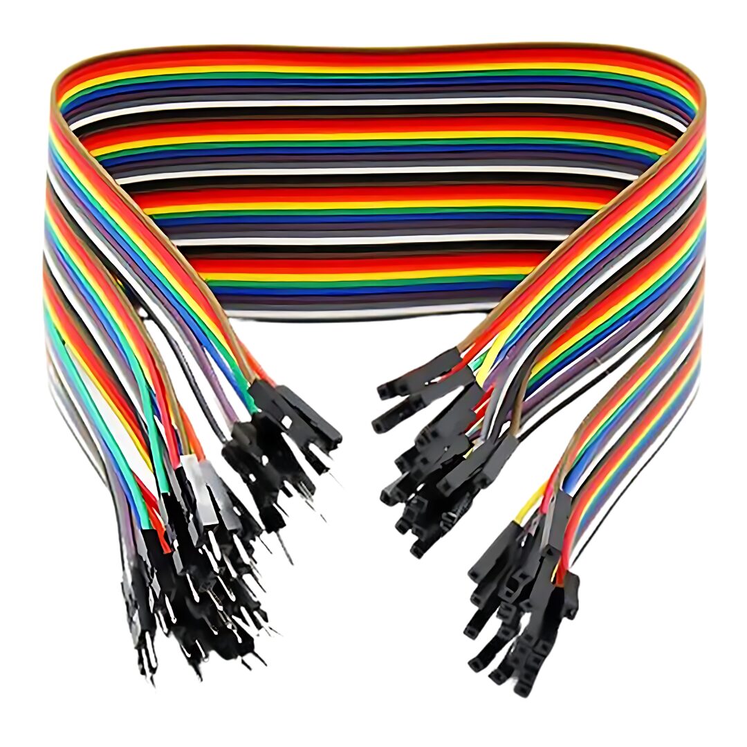 Male To Female Jumper Wires 40 Pins 20cm For Arduino – Robo.pk